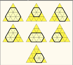 combinatorics - Counting Hexagons in Triangle Grid Recurrence? - Mathematics Stack Exchange